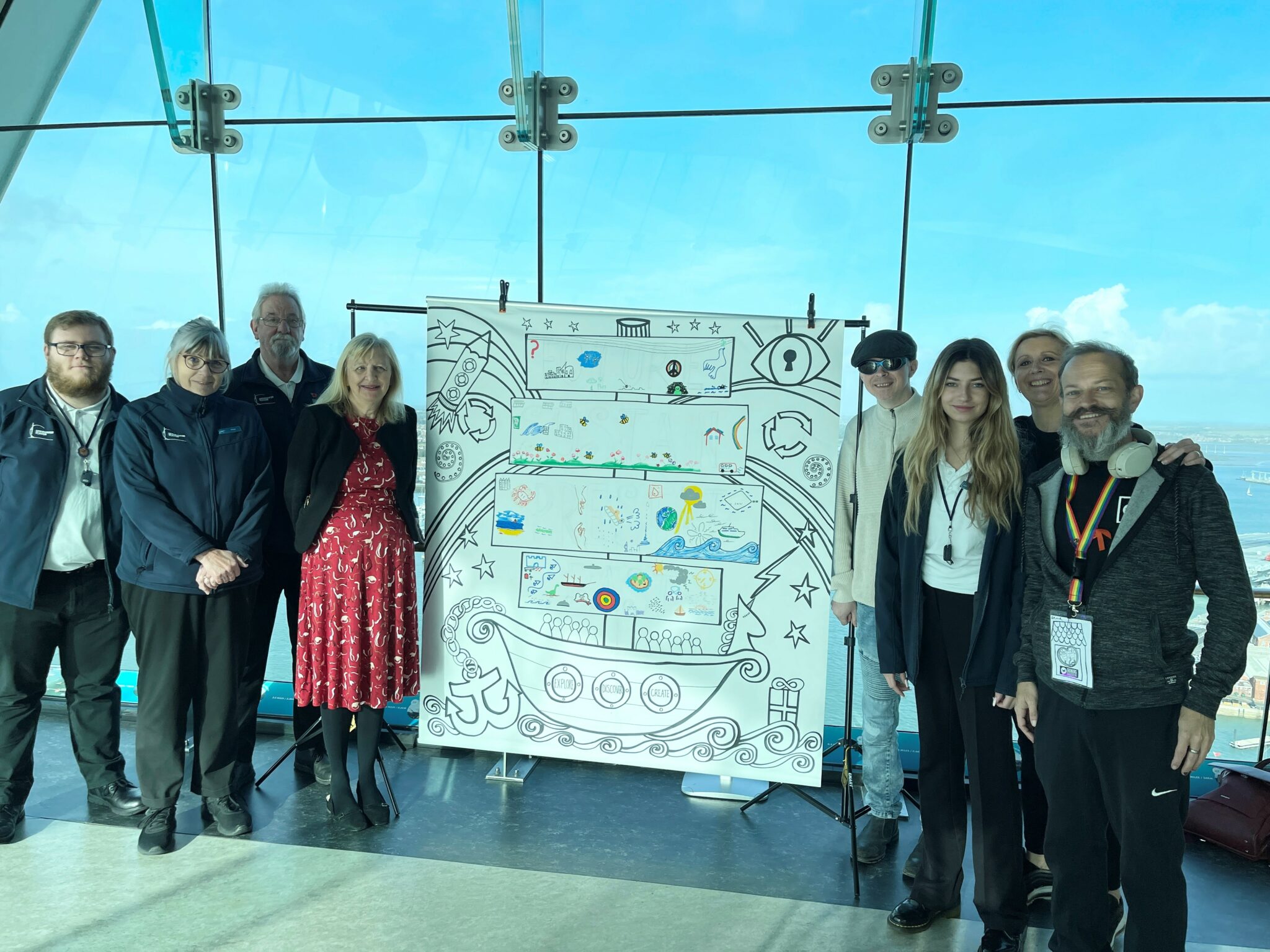 Unique ‘Braille Rail’ lets visitors feel the view at Spinnaker Tower ...